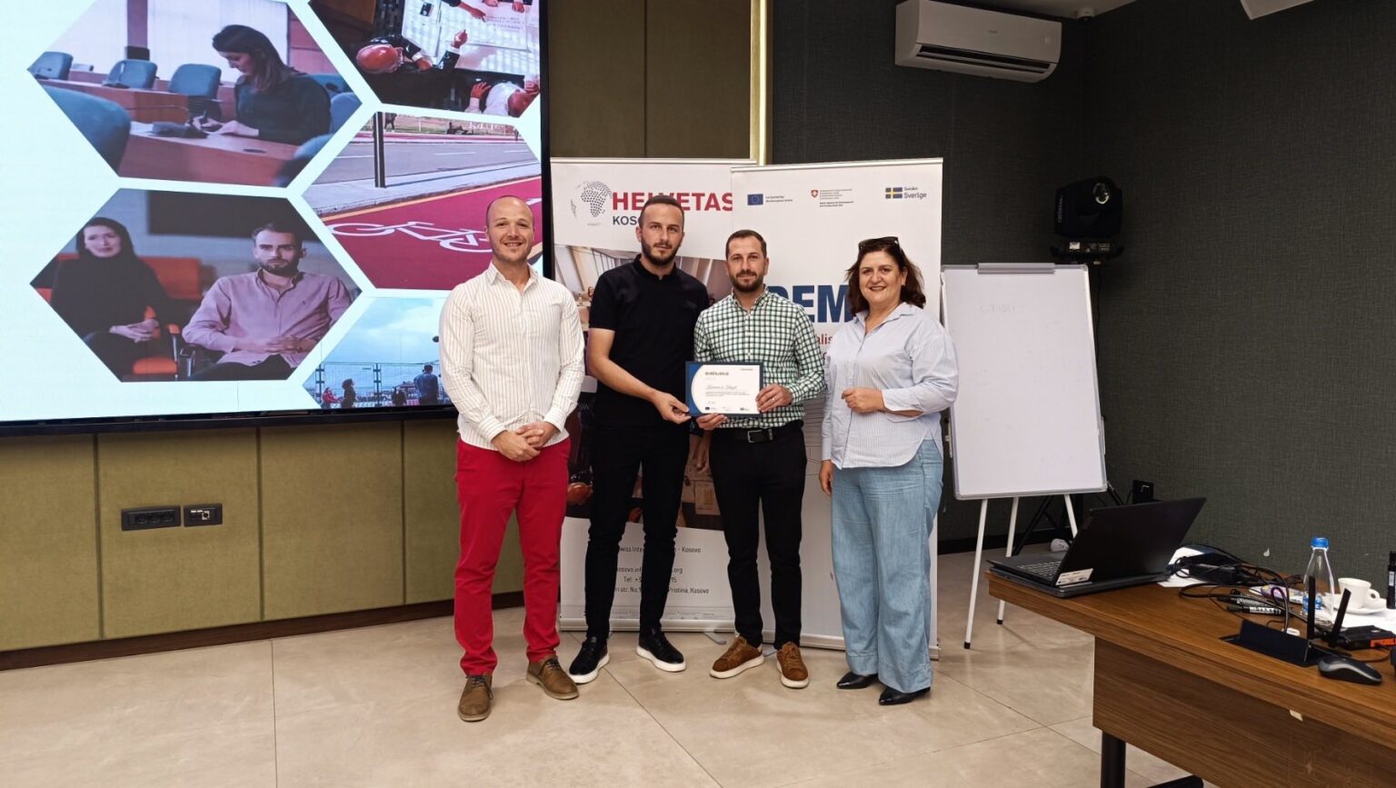 Komuna e Istogut vlerësohet me mirënjohje nga projekti DEMOS - Komuna Istog